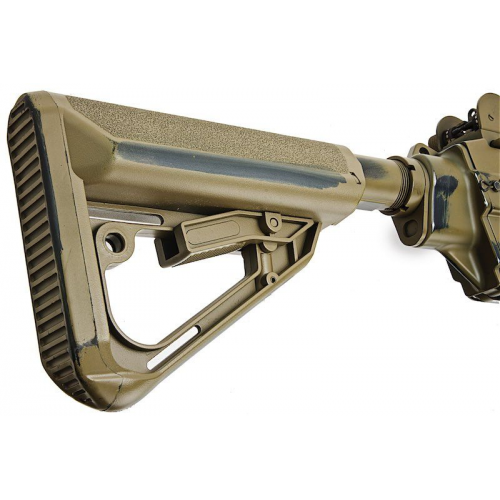 A&K x SP Systems Custom FN Licensed MK46 Mod.1 Light Machine Gun (Black, Battle Worn, Battle ...